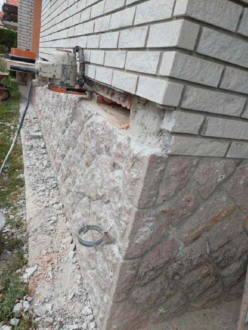 HIDROIZOLACIJA MALETIC - masinskim presecanjem zid | Šid, srbija